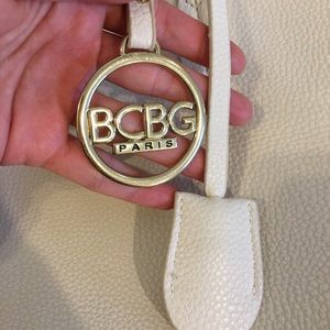 BCBG | Bags | Bcbg White Bag | Poshmark